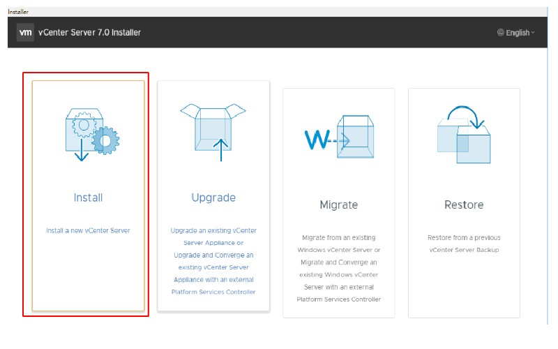 Hướng dẫn cách cài đặt VMware VCSA 7.0 trên ESXi